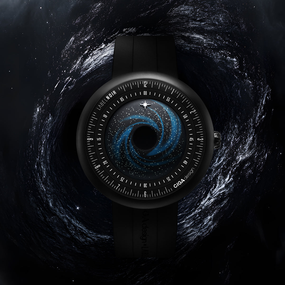 CIGA design x Label Noir Automatic Watch Blue Planet II · Black Star E ...