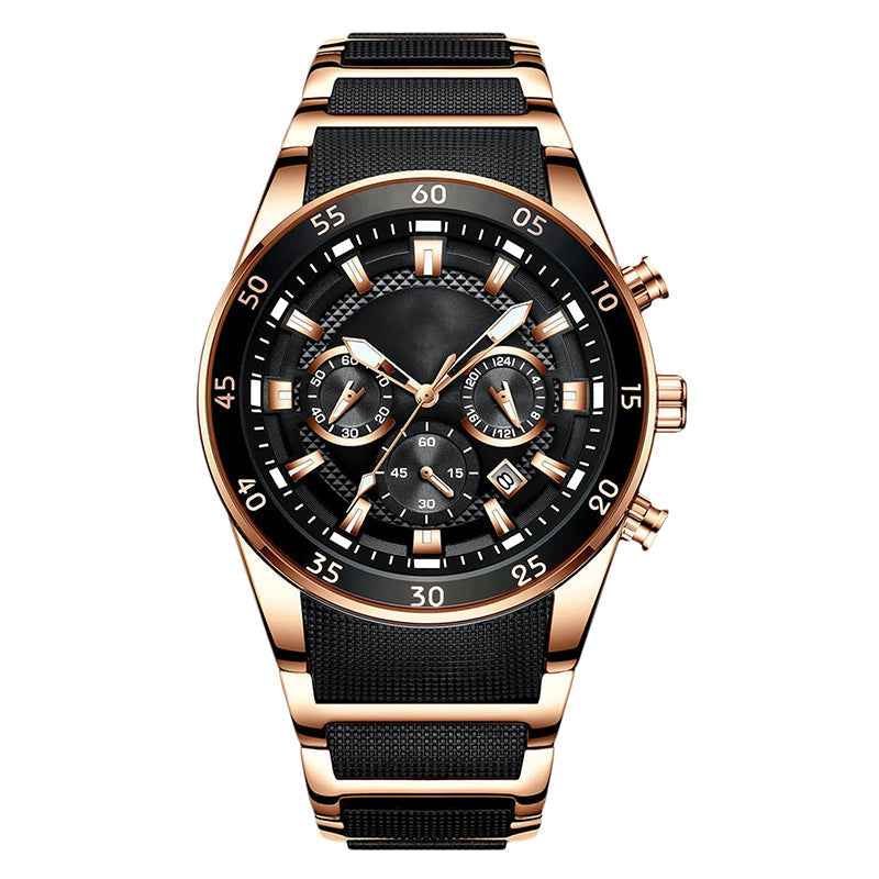 Men's Waterproof Multifunctional Quartz Watch – watch royale